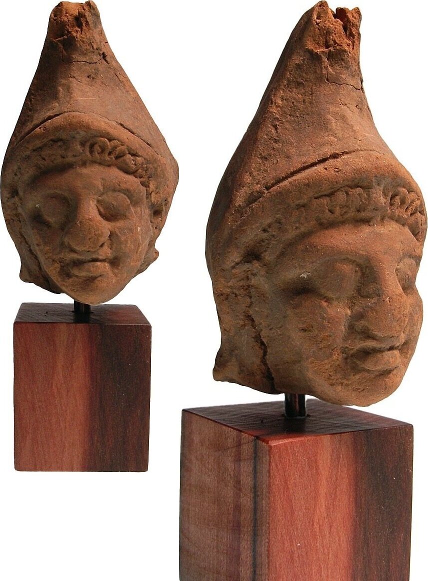 Ancient Egypt, Graeco-Roman period Terracotta head of Attis. 1st ...