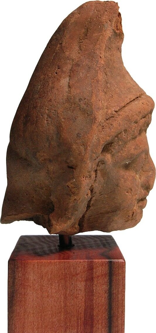 Ancient Egypt, Graeco-Roman period Terracotta head of Attis. 1st ...