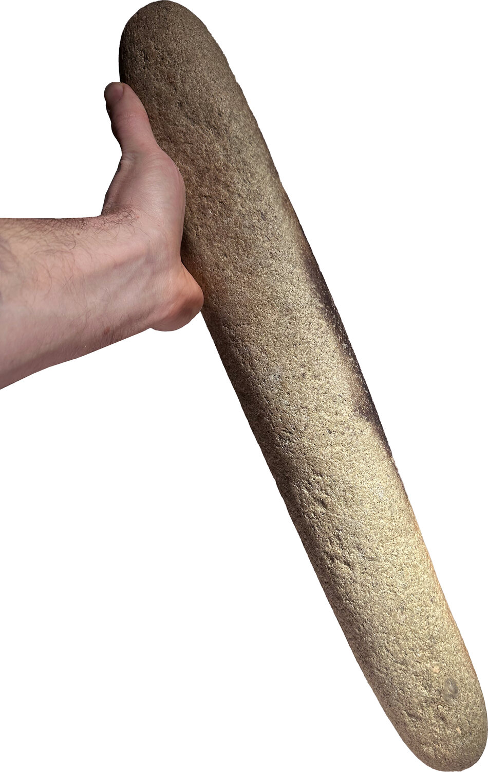 Large club-shaped sound stone lithophone Stone Age collection Africa ...