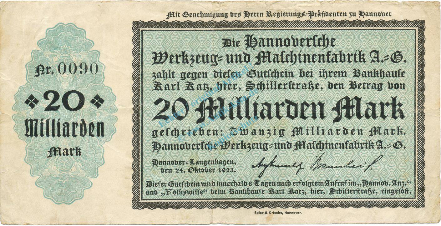 Hannover B Schein