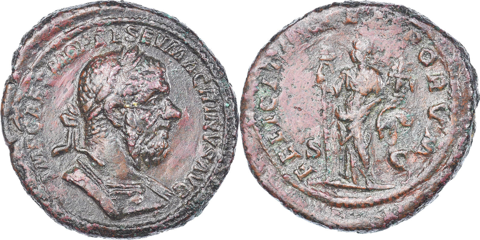 As AD 217-218 Rome Monnaie, Macrin, Rome, Bronze, RIC:174 TTB | MA-Shops