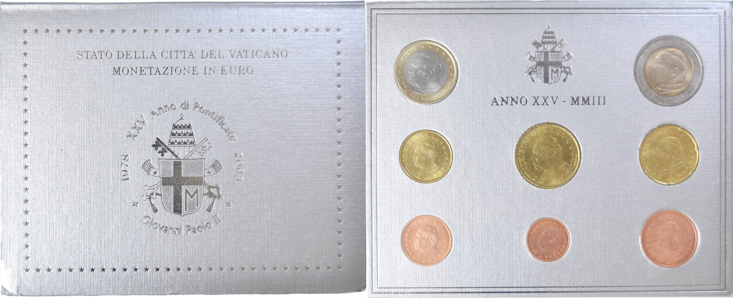 Vatican Set 2003 Rome Jean-Paul II, Rome, FDC | MA-Shops