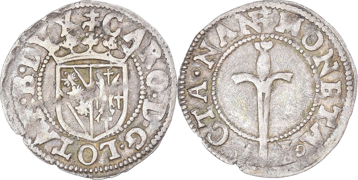 Régions françaises Sol Carolus Monnaie, LORRAINE, Charles III, Nancy ...