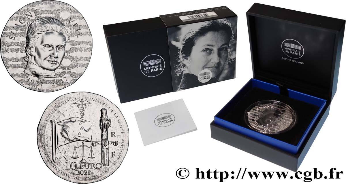BELLE EPREUVE 10 Euro SIMONE VEIL FRANCE Pessac - Monnaie de Paris 2021 ...