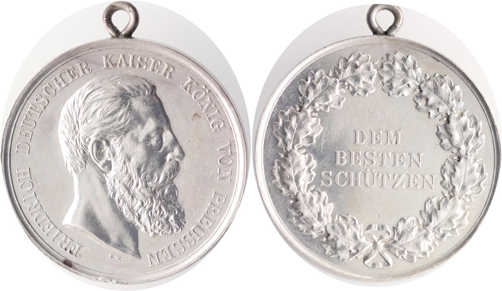 Preussen Königreich Militärische Schieß-Preismedaille 1701-1918 DEM ...