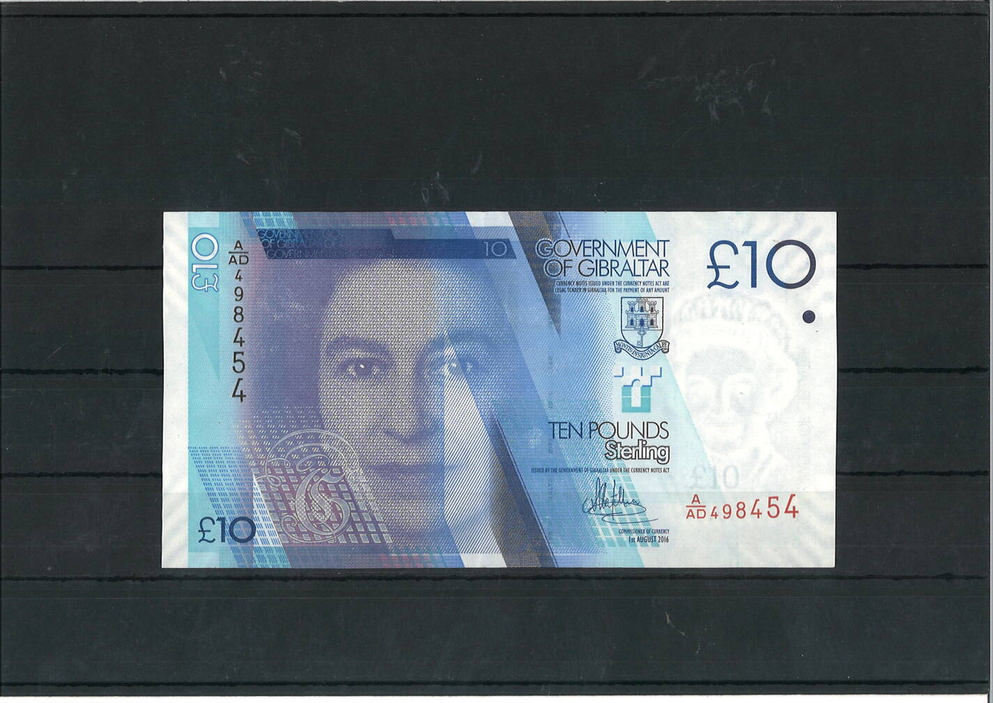 Gibraltar 10 Pound 2016 Banknote / Geldschein TTB-SUP | MA-Shops
