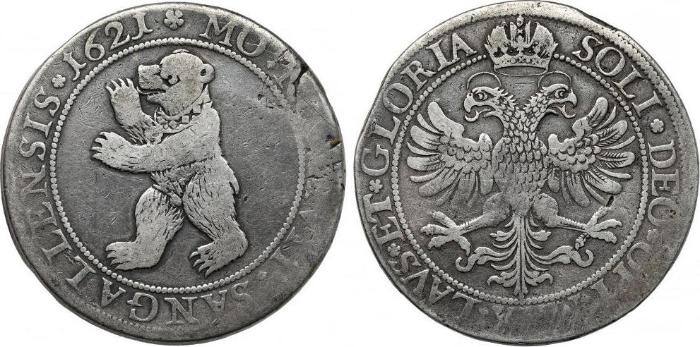 Schweiz Taler 1621 TTB | MA-Shops