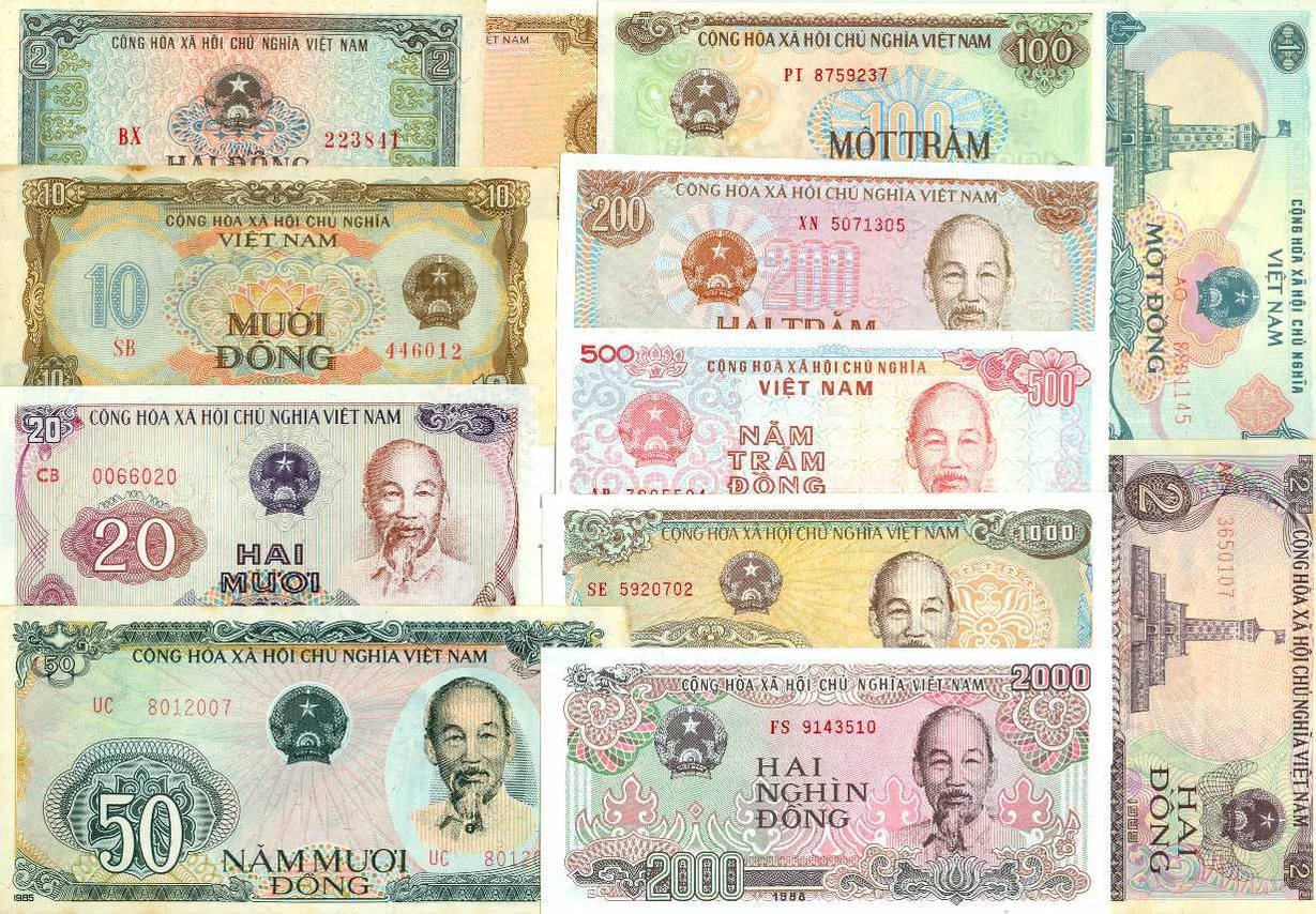 Banknoten Lot: VIETNAM 12x Banknote I- [1976-1991] | MA-Shops