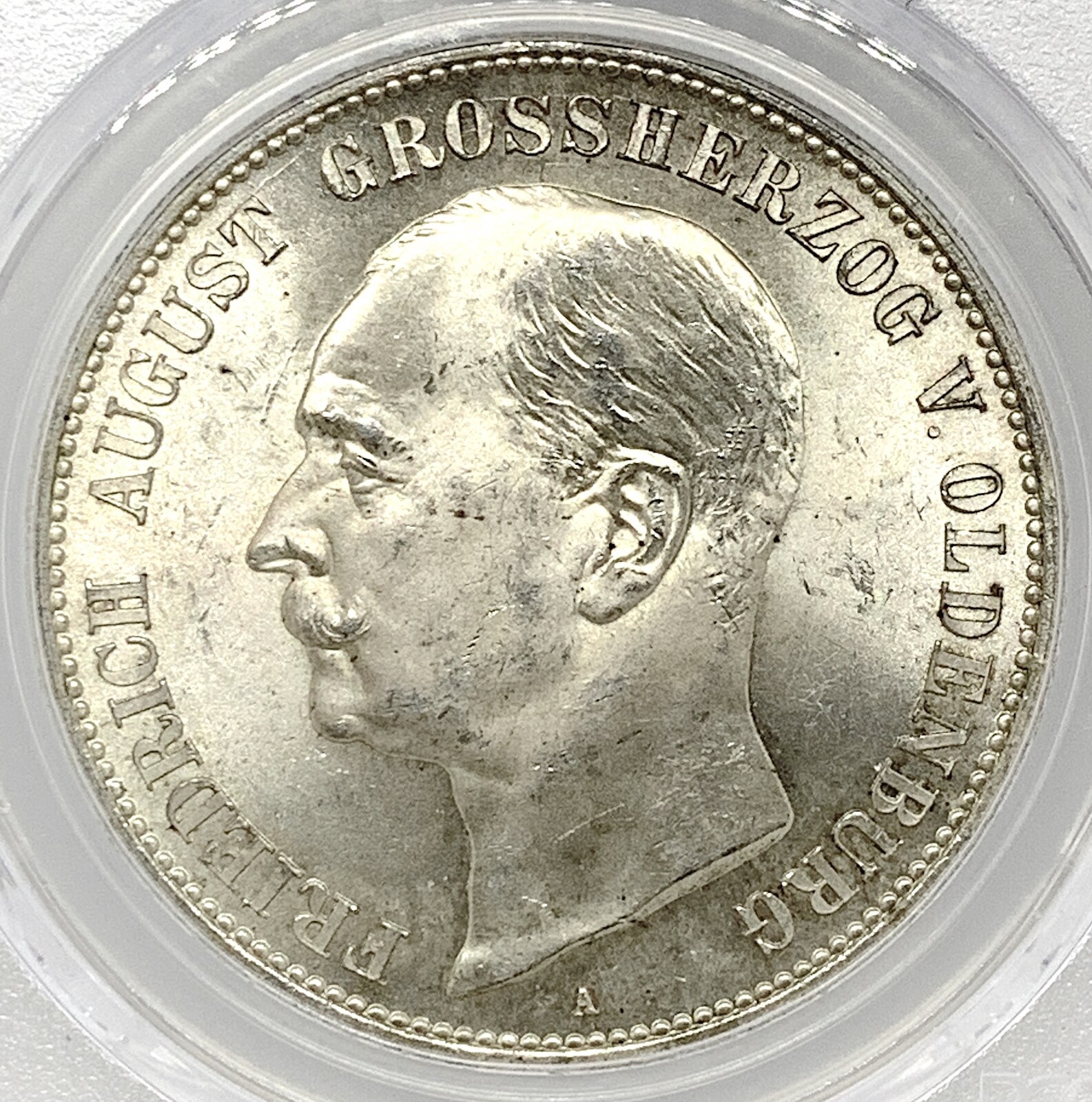 German States Oldenburg 1900A 5 Mark PCGS MS 64 F.STG/STG UNC MS64 | MA ...