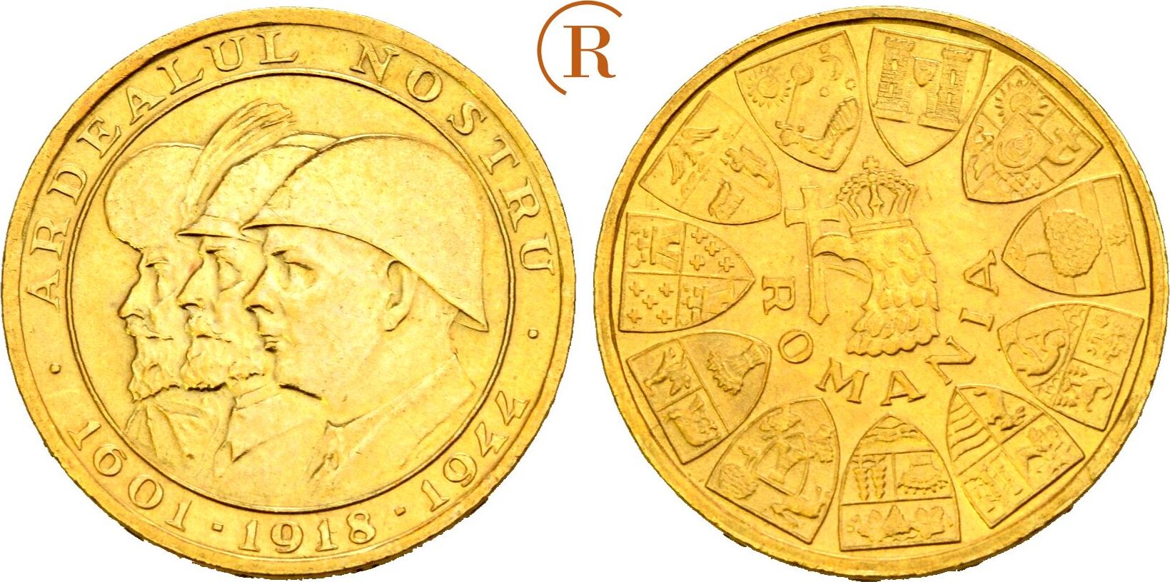 RUMÄNIEN Mihai I., 1940-1947 20 Lei 1944 Gold. SPL | MA-Shops