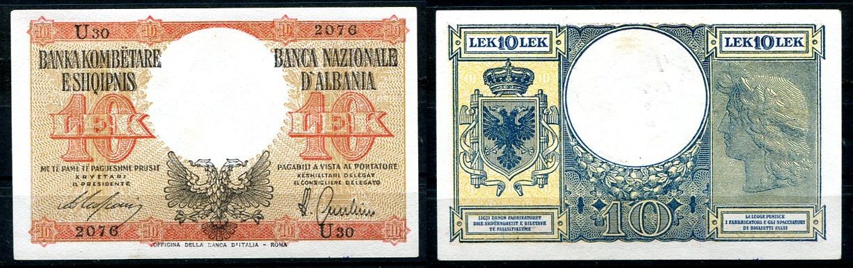 Albanien 10 Lek (1940) SUP | MA-Shops