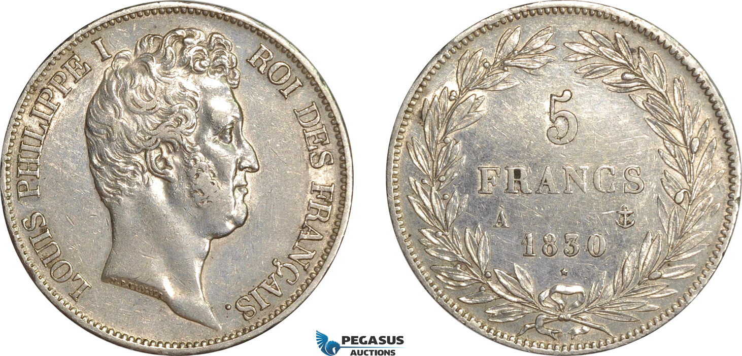 France 5 Francs 1830 Louis Philippe SUP | MA-Shops