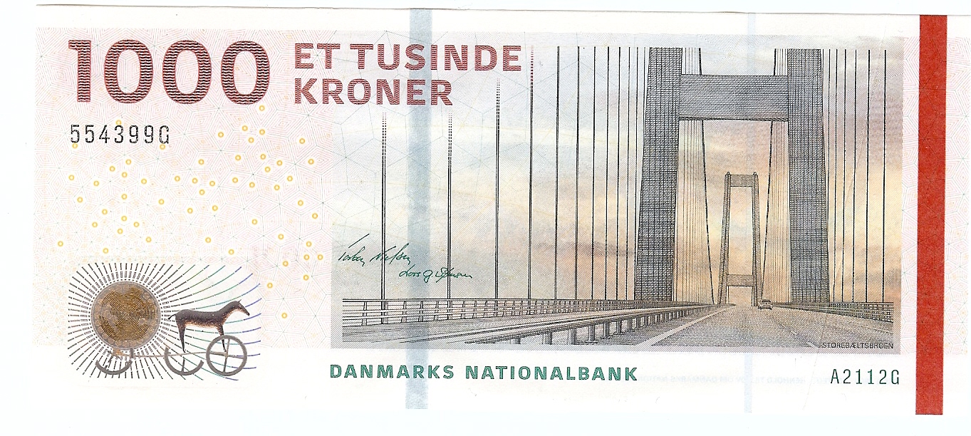 Denmark 1000 Kroner NEW STOCK PHOTO NOT THE NOTE YOU WILL GET FDC MA Denmark 1000 Kroner NEW STOCK PHOTO NOT THE NOTE YOU WILL GET FDC MA