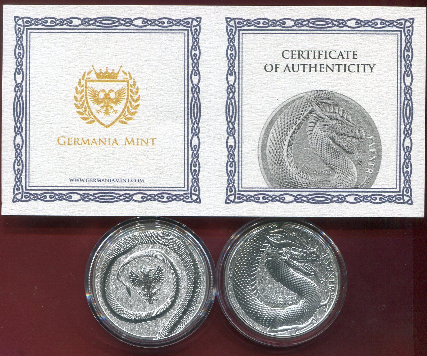 Germania Mint 5 Mark Unze 2020 Germania - Beasts Fafnir the Dragon - 1 ...