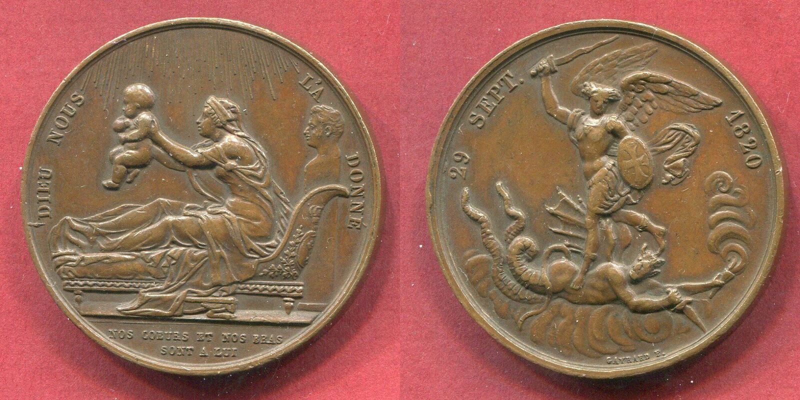 Frankreich France Kingdom Königreich Bronzemedaille 1820 Louis XVIII ... Frankreich France Kingdom Königreich Bronzemedaille 1820 Louis XVIII ...