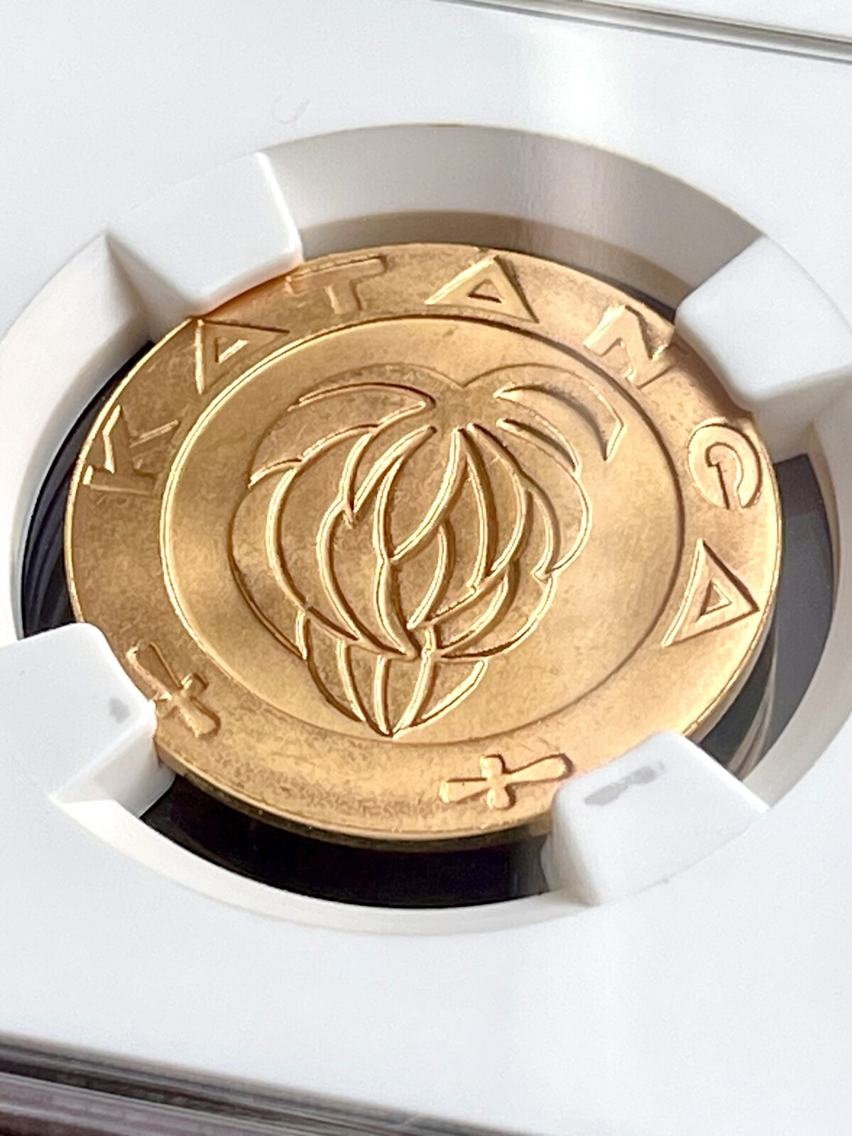 5F Katanga - 5 Francs Gold Coin - 1961 NGC MS 65 | MA-Shops