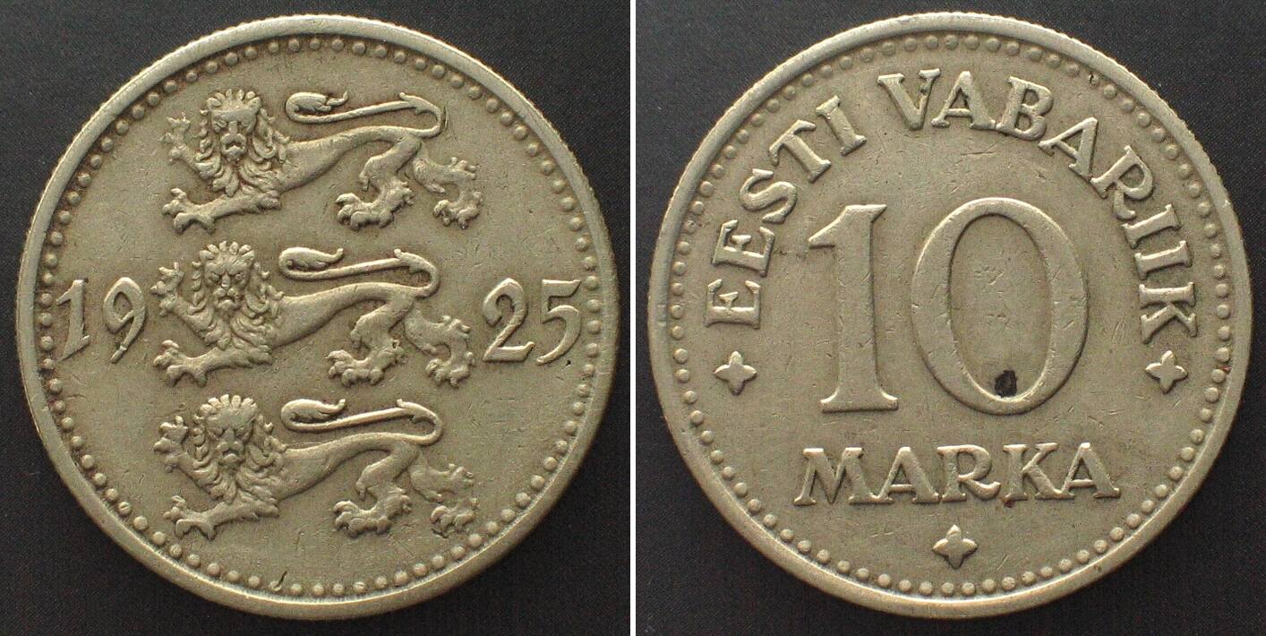 Estland ESTONIA 10 Marka 1925 Nickel-Bronze TTB+ | MA-Shops